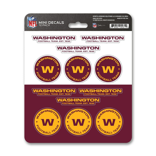 Fanmats NFL Washington Football Team Mini Decals 12-Pack – SportZZone