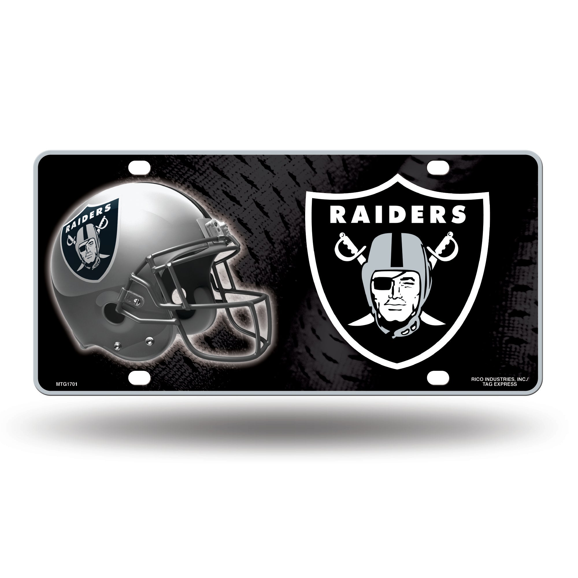Rico NFL Oakland Raiders Auto Metal Tag Car License Plate MTG – SportZZone